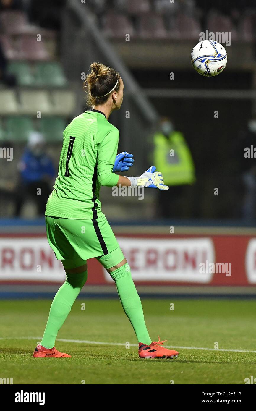 Doris Bačic of Croatia in action during the UEFA women's world cup ...