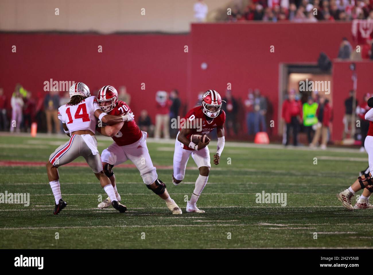 Bloomington, United States. 23rd Oct, 2021. Indiana Hoosiers ...