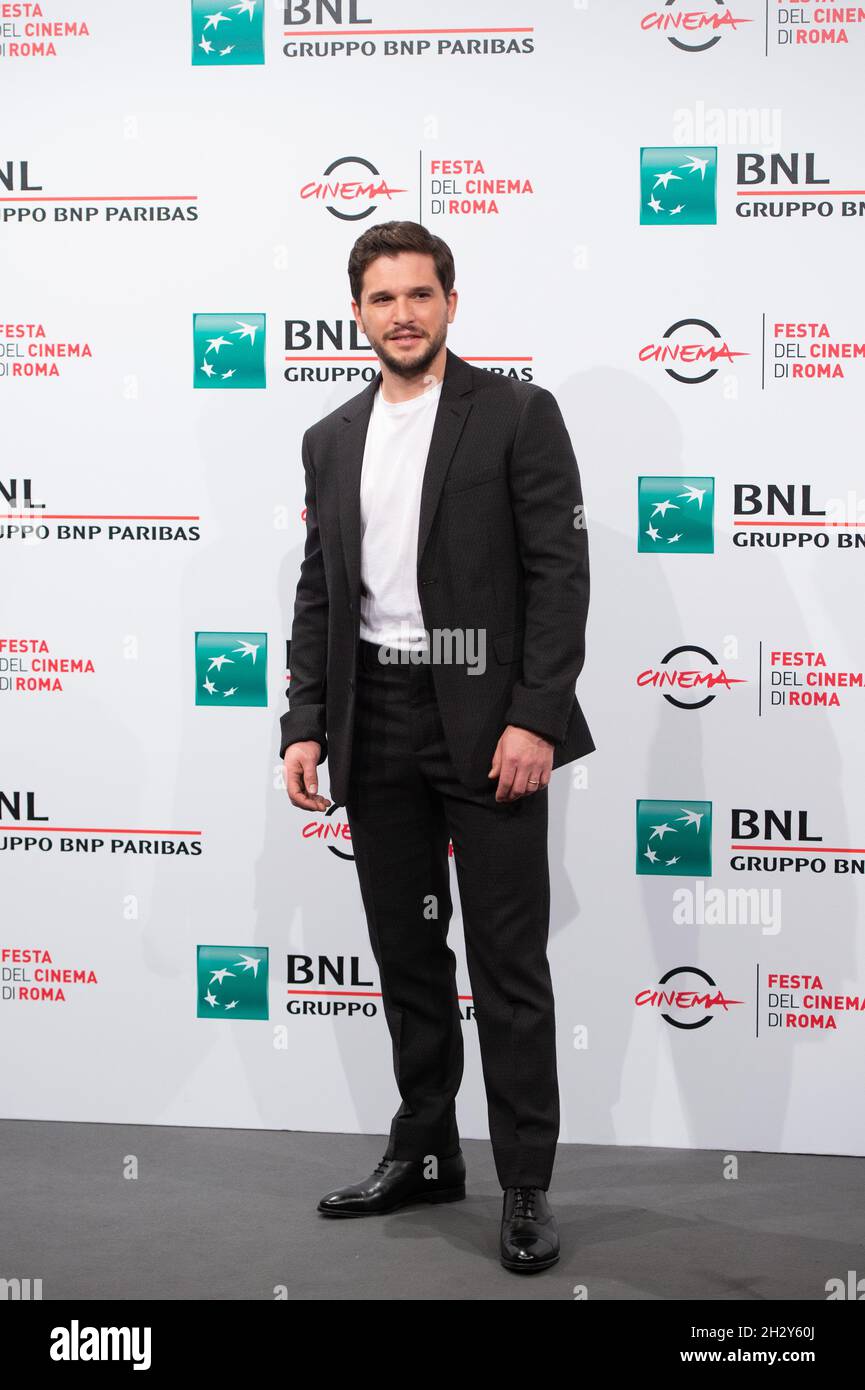 Rome, Italy 24th October 2021, Kit Harington 16th edition of Rome Film ...