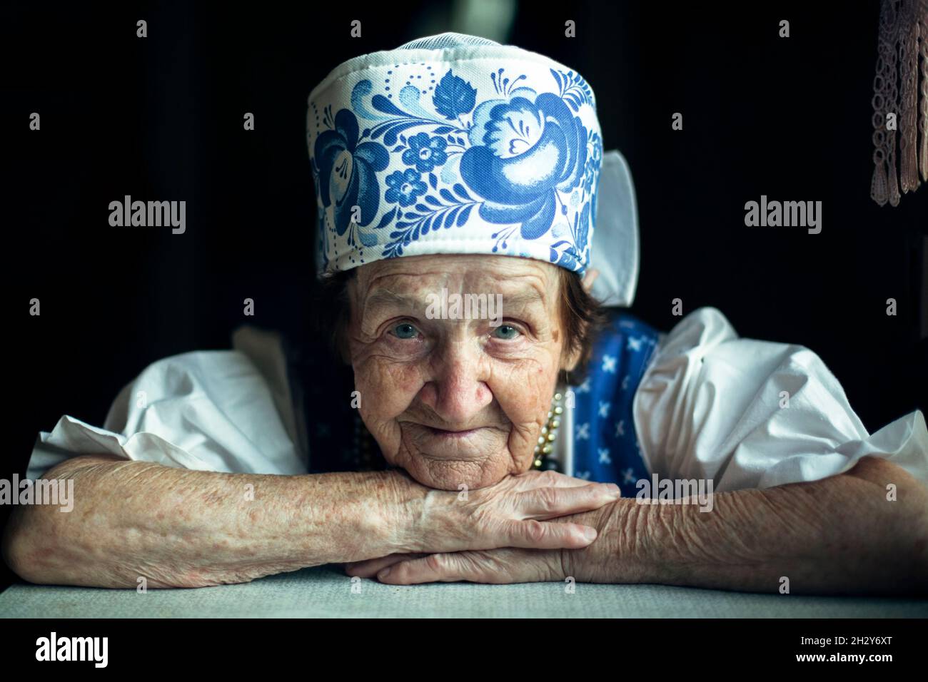 Portrait white woman eastern european hi-res stock photography and ...