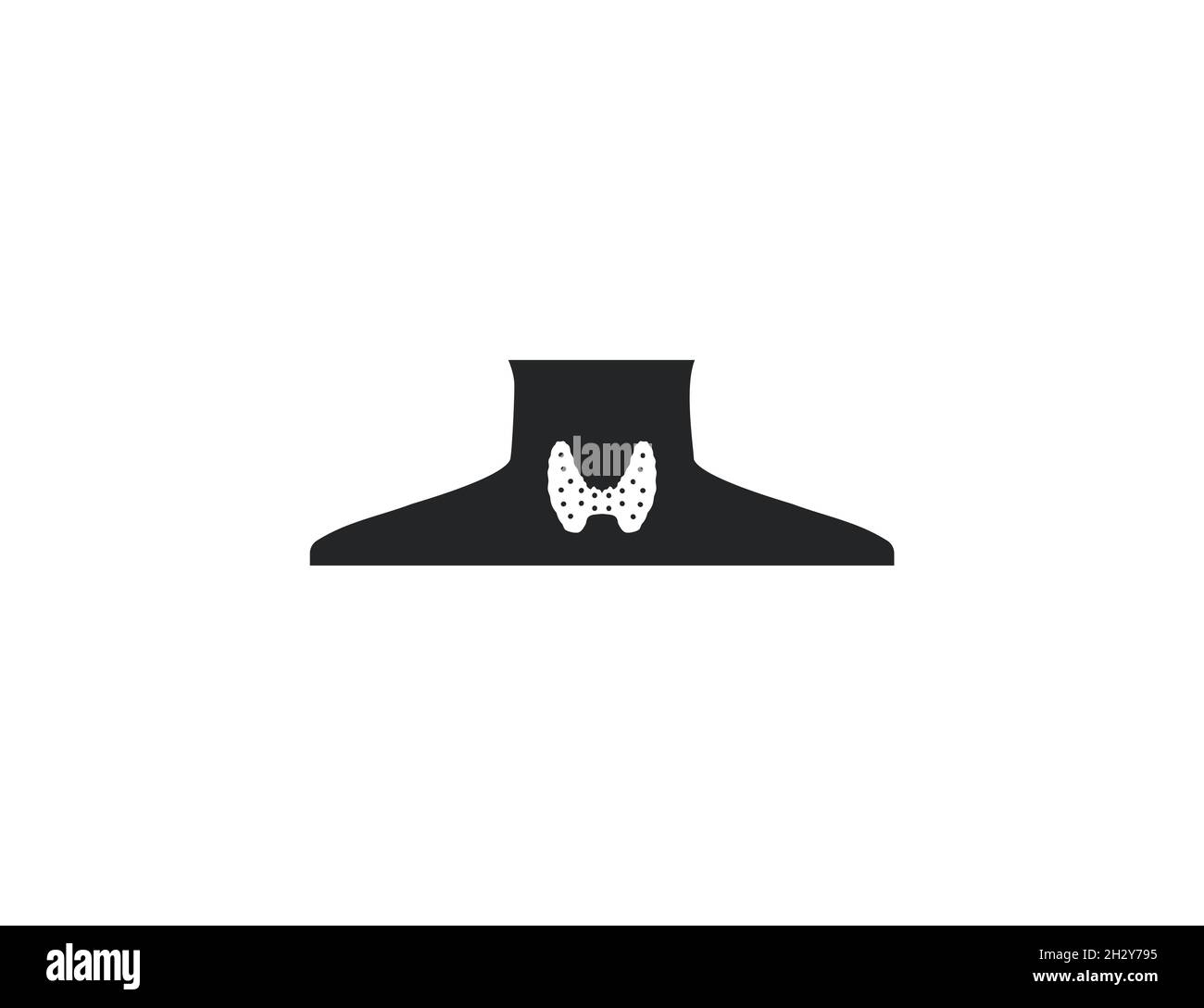 Patient, medical, thyroid icon. Vector illustration. Flat design Stock ...