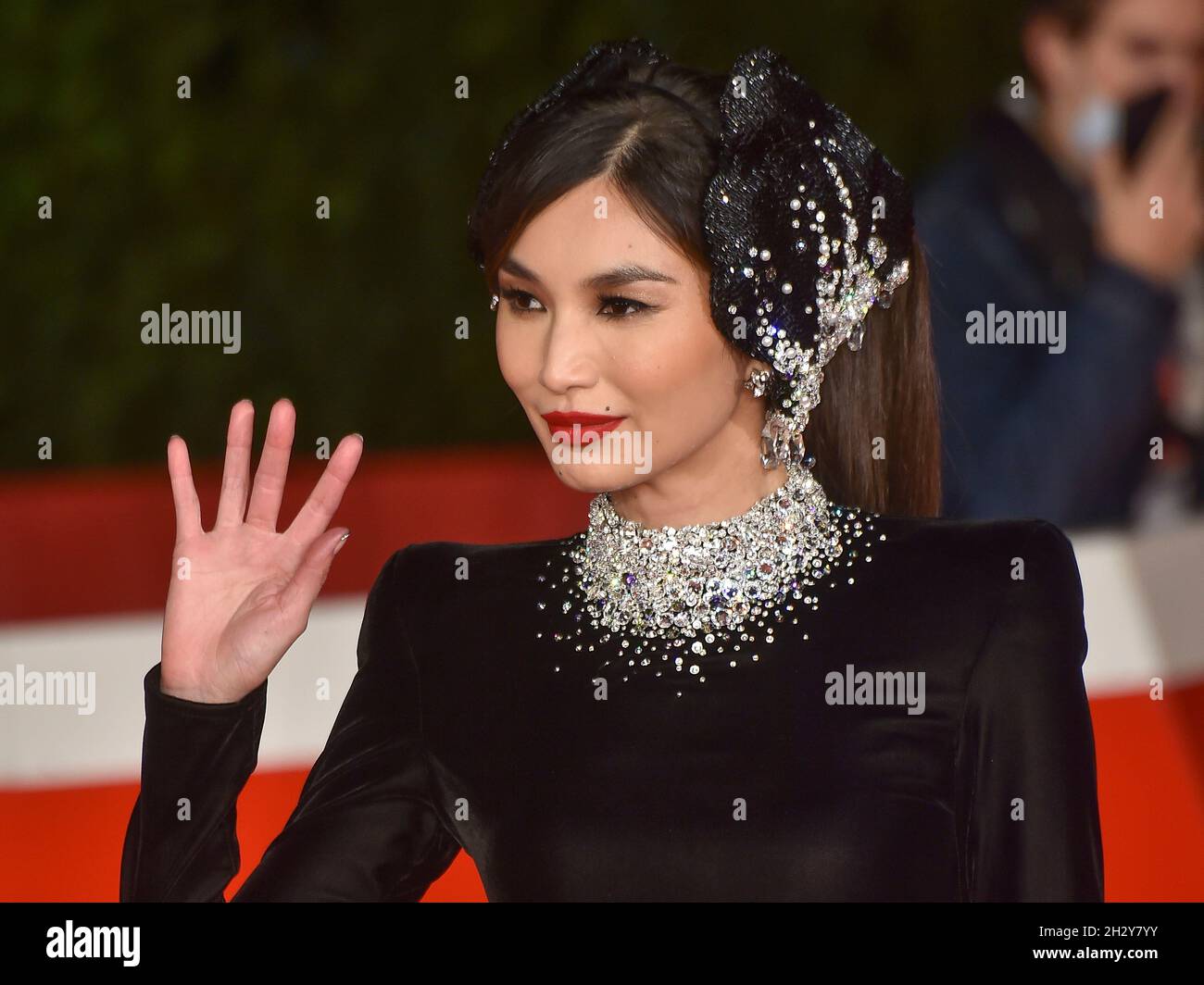 Italy, Rome, 24 October, 2021 : Last day of the Rome Film Festival. Red ...