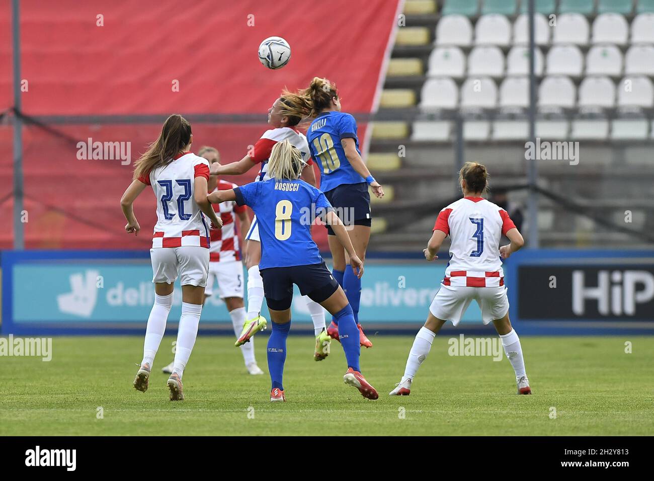 Cristiana Girelli of Italy in action during the UEFA women's world cup ...