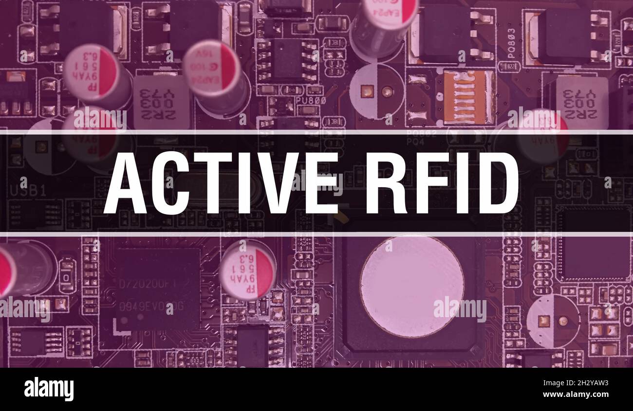 Active RFID with Technology Motherboard Digital. Active RFID and ...
