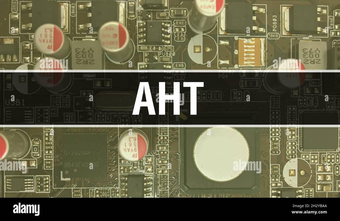 AHT with Technology Motherboard Digital. AHT and Computer Circuit Board ...