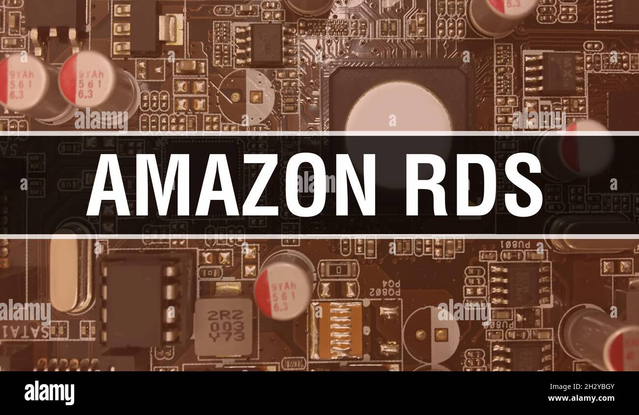 Amazon rds text hi-res stock photography and images - Alamy