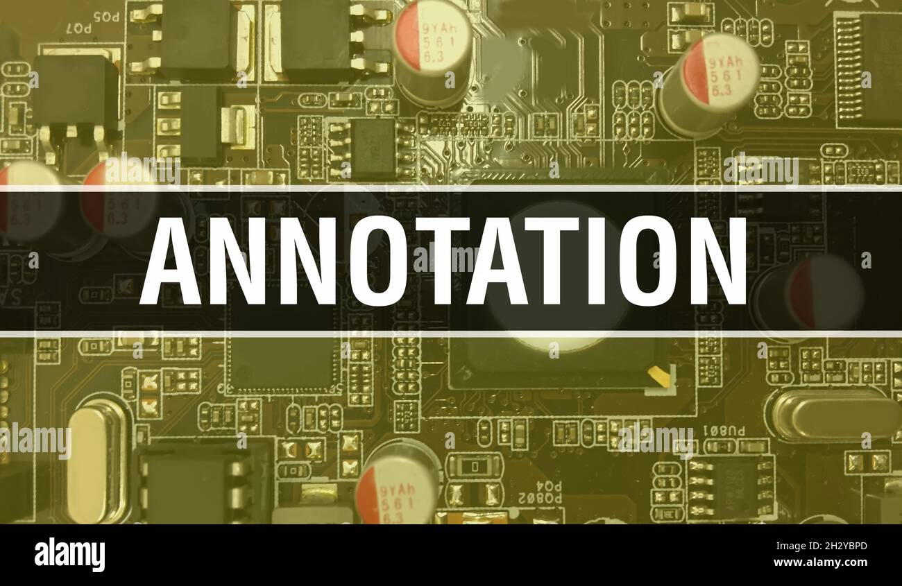 Annotation system hi-res stock photography and images - Alamy