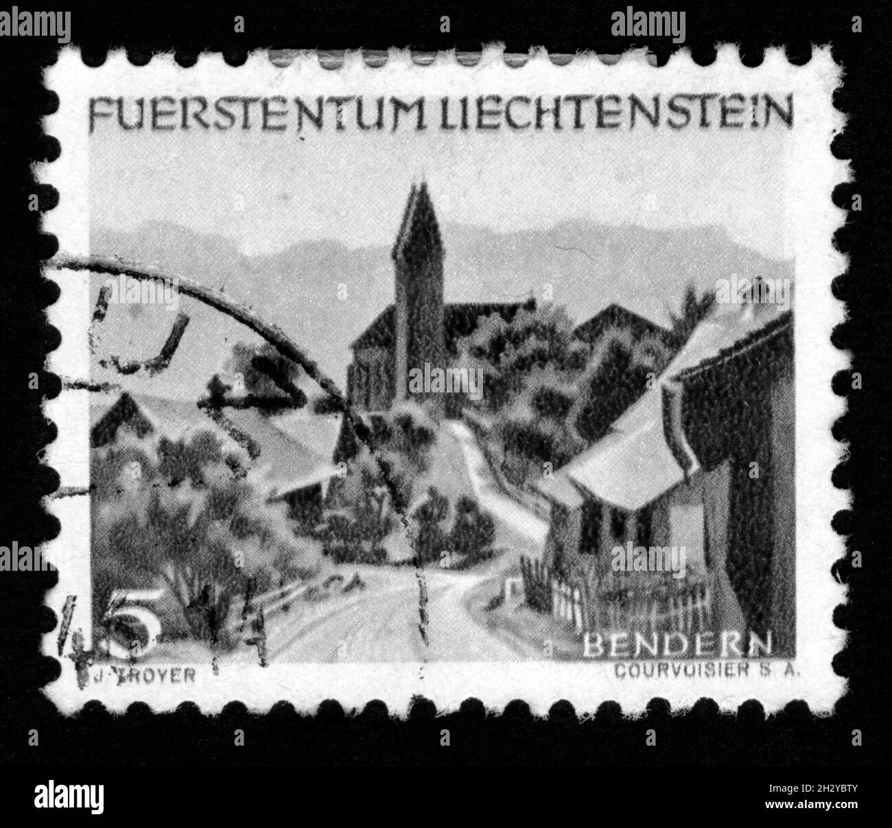 Liechtenstein Black and White Stock Photos & Images - Alamy