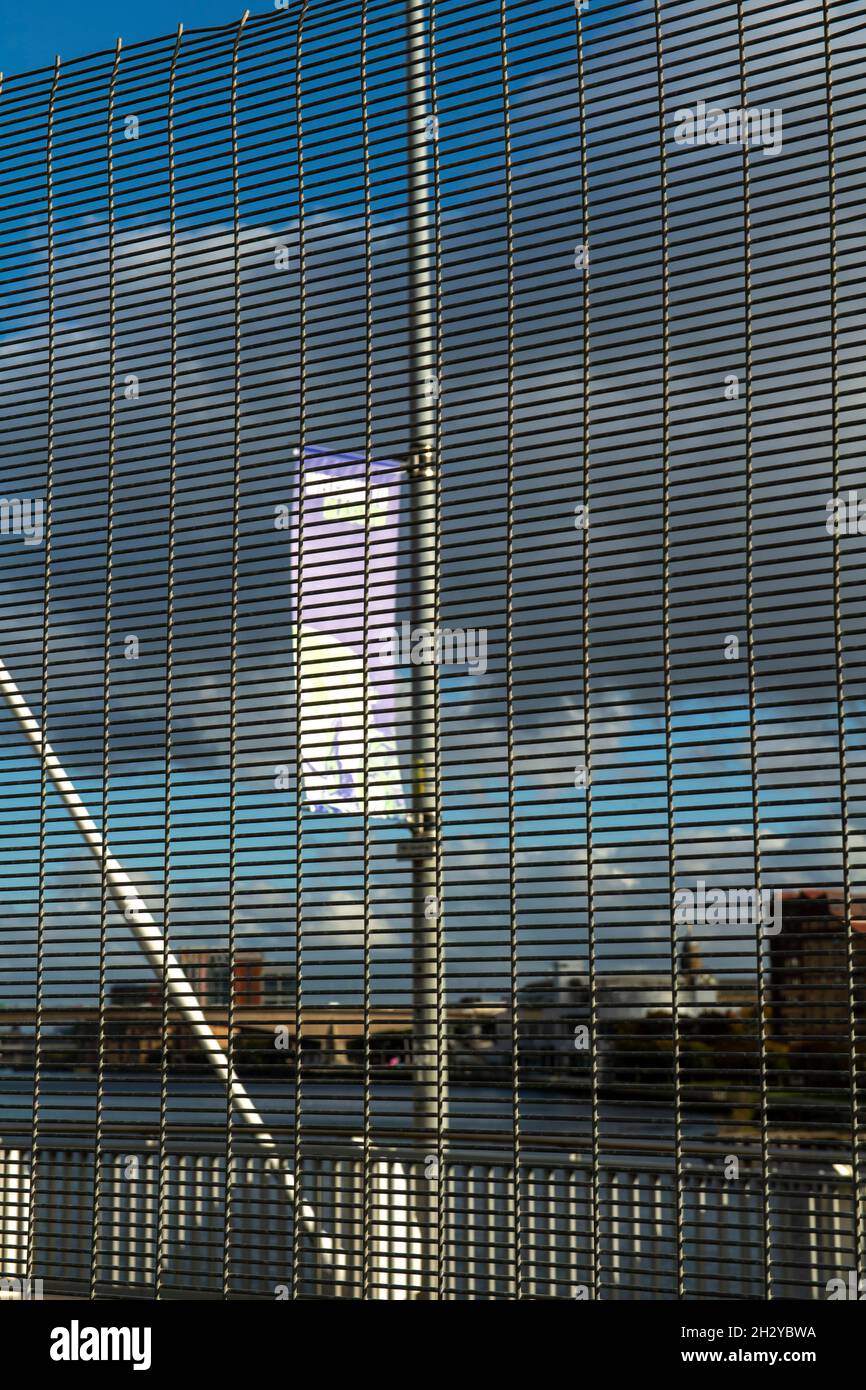 Glasgow, Scotland, UK. 24 October 2021 PICTURED: The ring of steel ...