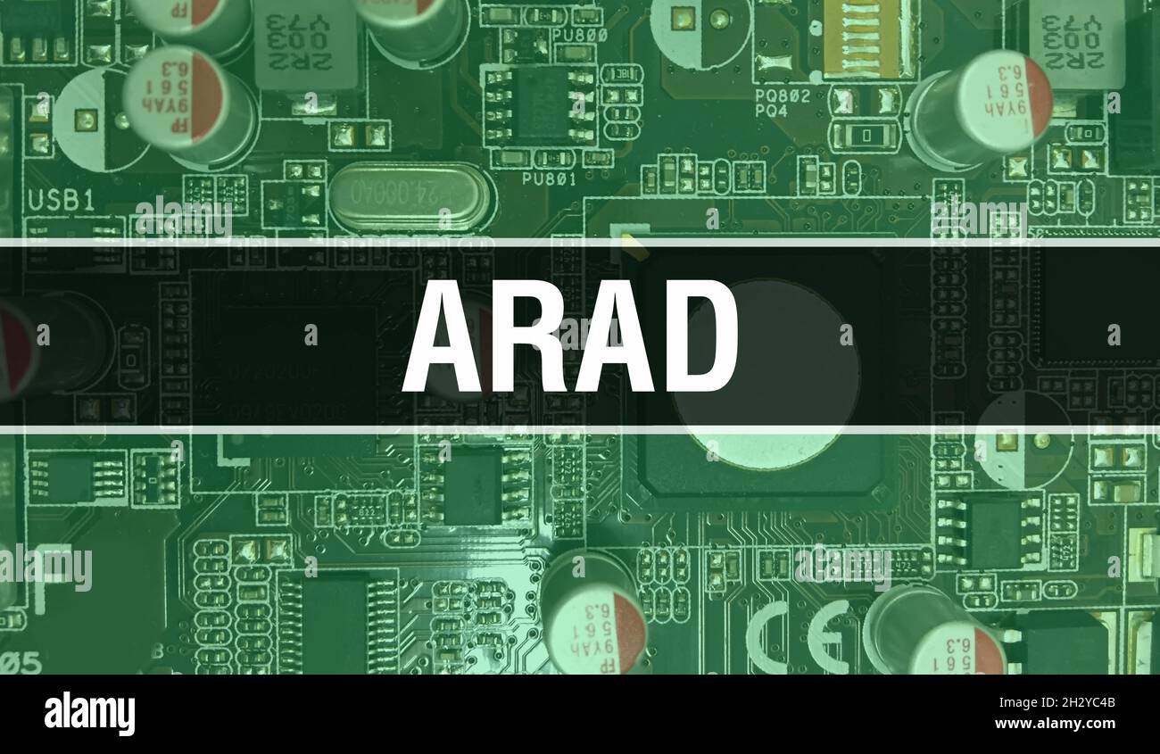 ARAD concept with Electronic Integrated Circuit on circuit board. ARAD ...