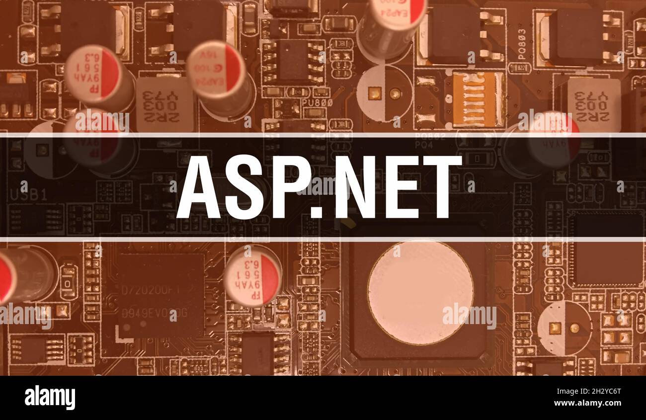 Aspnet With Technology Motherboard Digital Aspnet And Computer Circuit Board Electronic