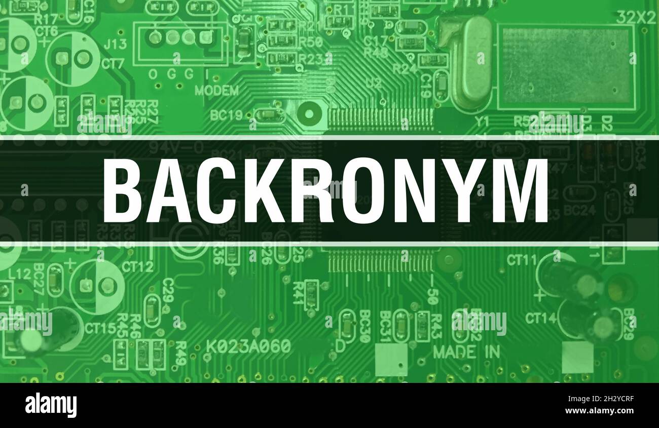 Backronym image hi-res stock photography and images - Alamy