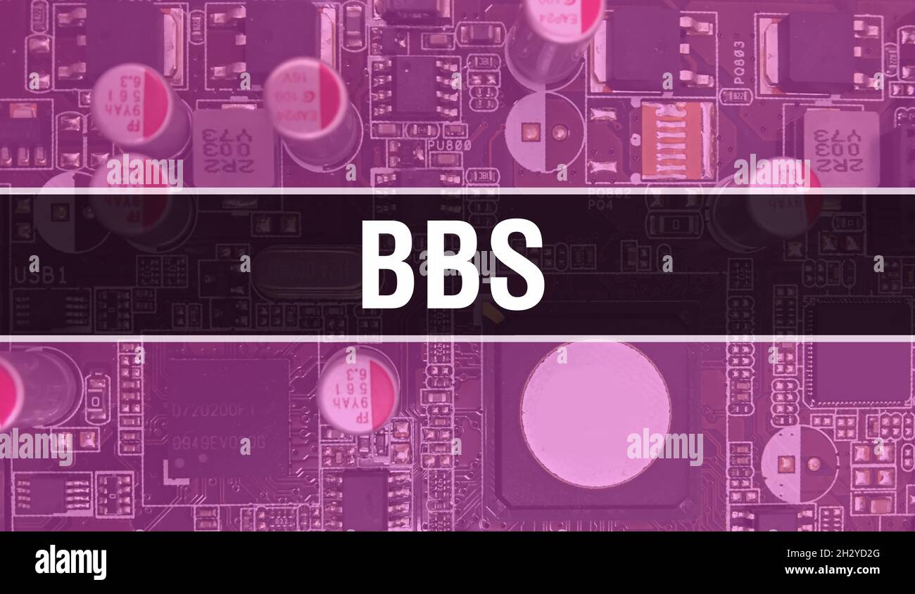 BBS with Technology Motherboard Digital. BBS and Computer Circuit Board ...