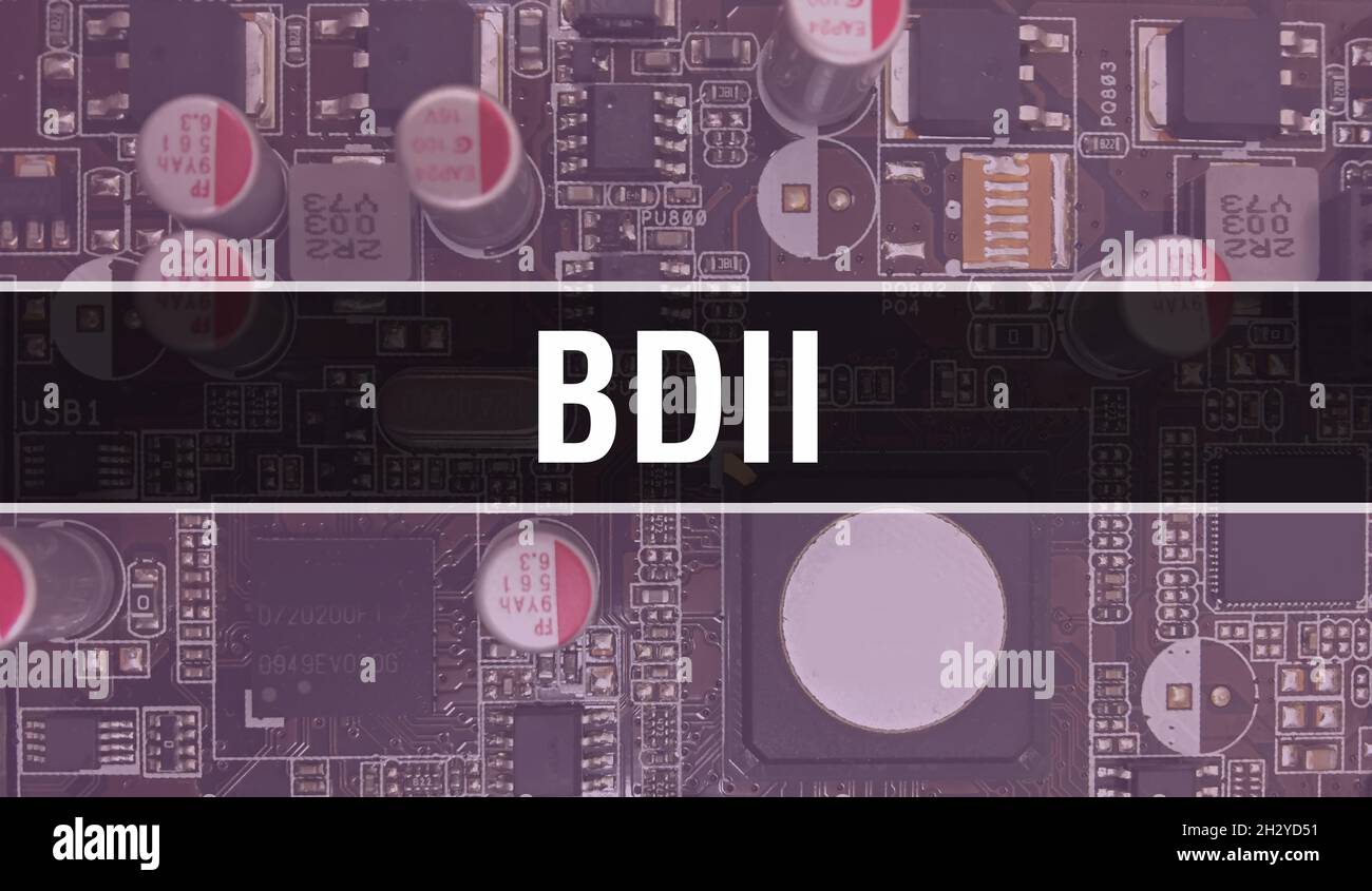 BDII with Technology Motherboard Digital. BDII and Computer Circuit ...
