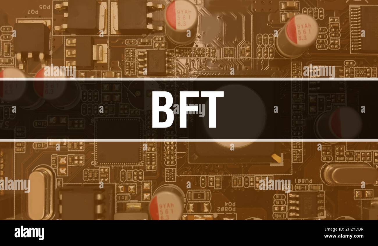 BFT with Technology Motherboard Digital. BFT and Computer Circuit Board ...