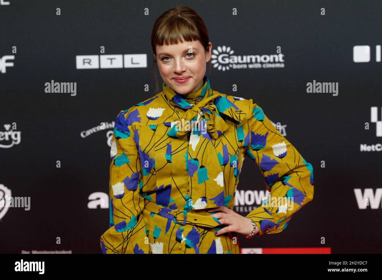 Cologne, Germany. 24th Oct, 2021. Actress Jella Hase arrives for the screening of the film "Dear ...