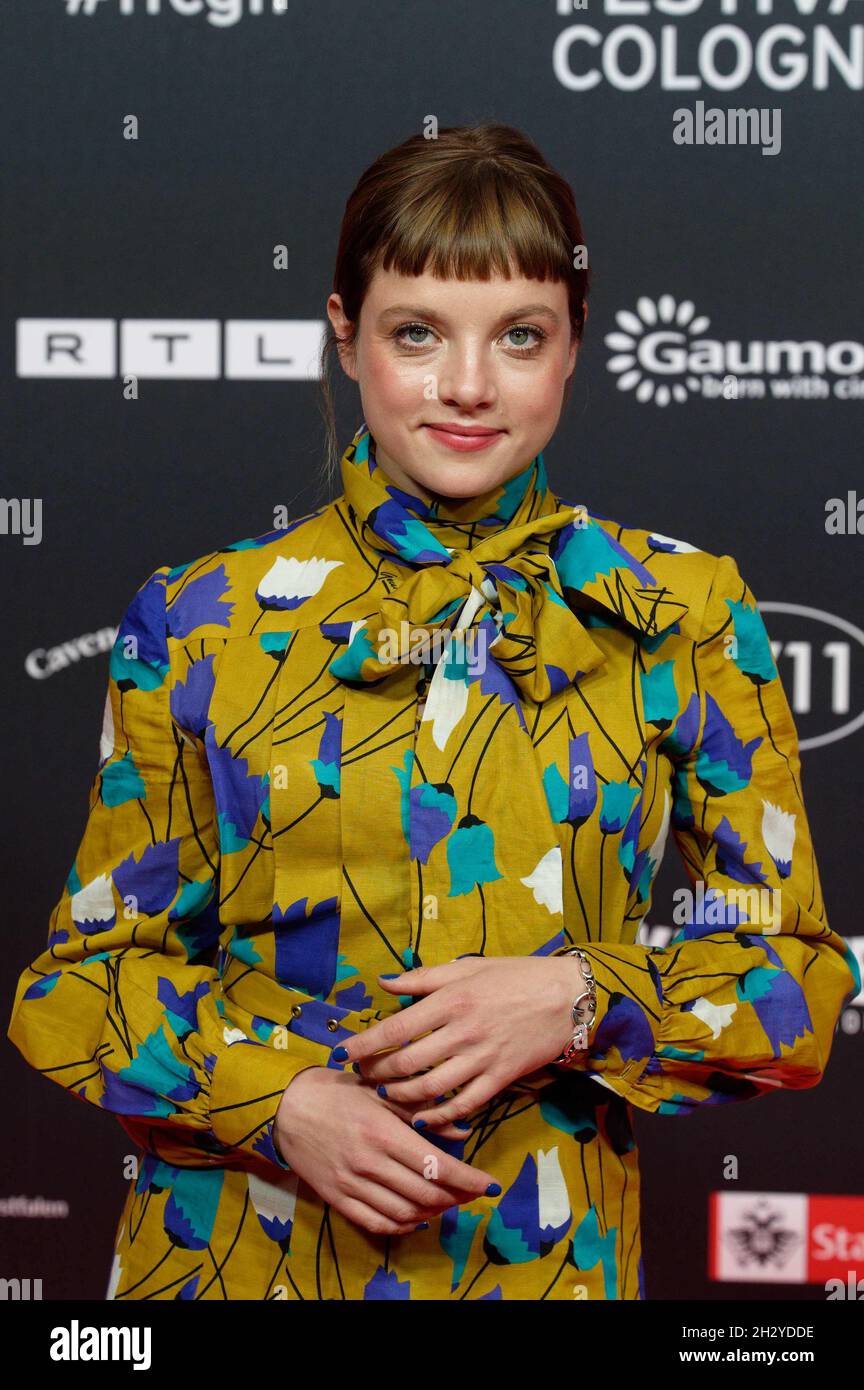 Cologne, Germany. 24th Oct, 2021. Actress Jella Hase arrives for the screening of the film "Dear ...