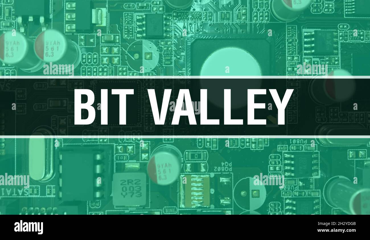 Bit Valley with Technology Motherboard Digital. Bit Valley and Computer ...