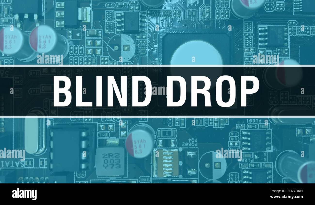 Blind Drop with Technology Motherboard Digital. Blind Drop and Computer ...
