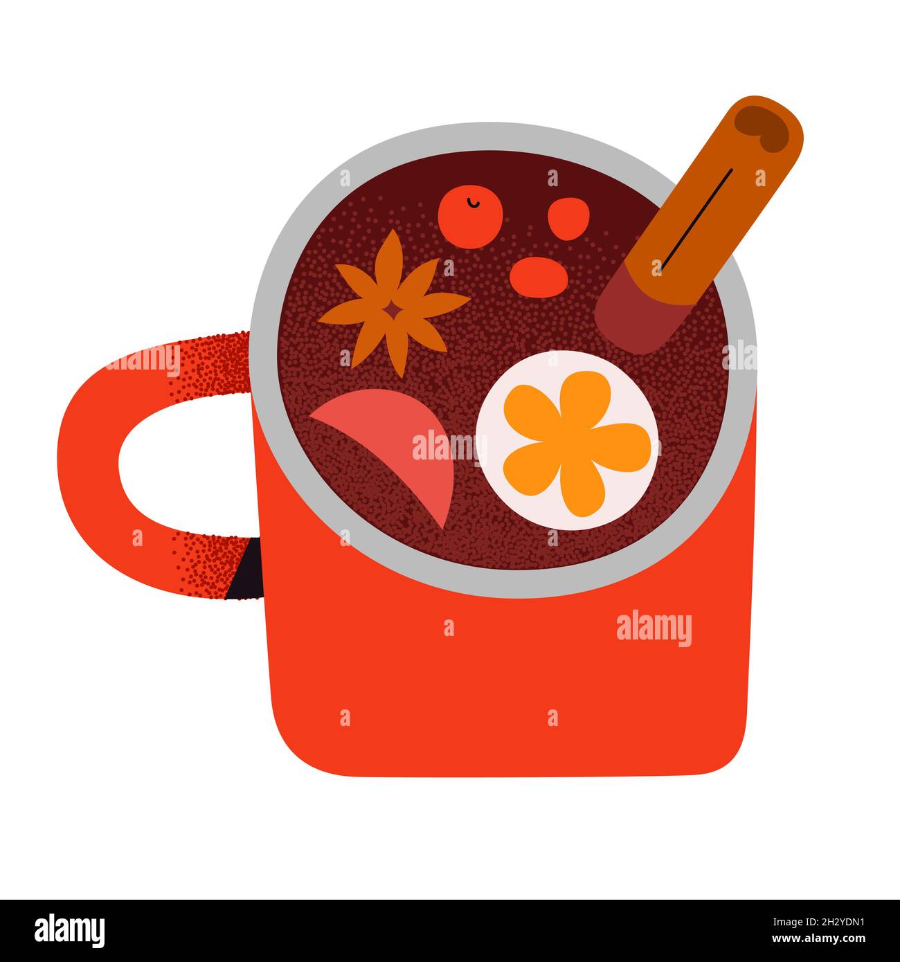 Apple wine cocktail Stock Vector Images - Alamy