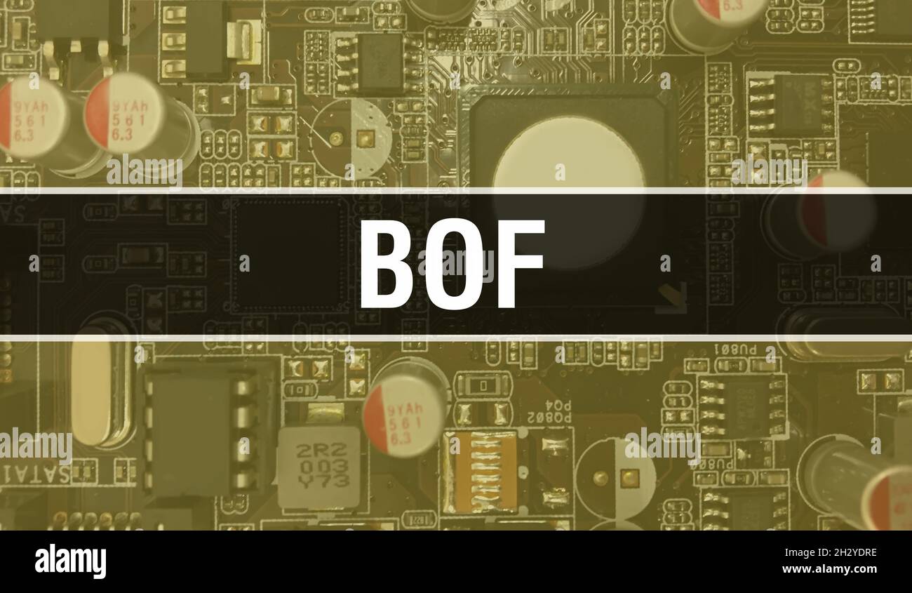 BOF with Technology Motherboard Digital. BOF and Computer Circuit Board ...