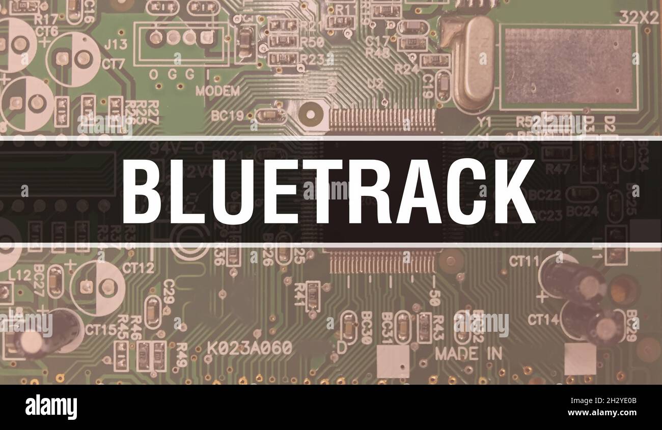 Bluetrack text hi-res stock photography and images - Alamy