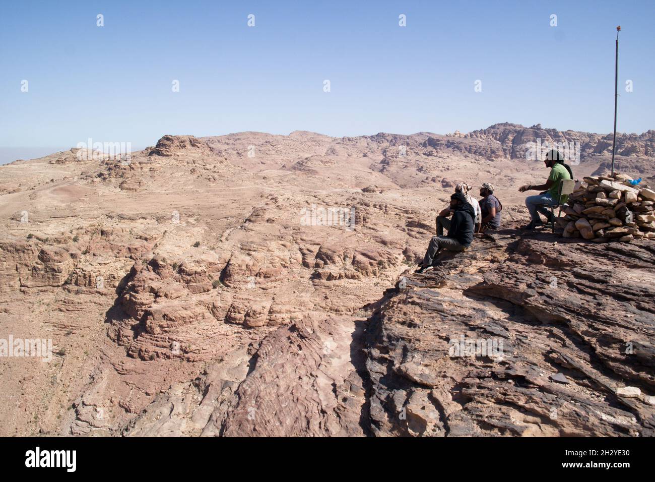 Wadi Araba desert close to Petra, Jordan Stock Photo - Alamy