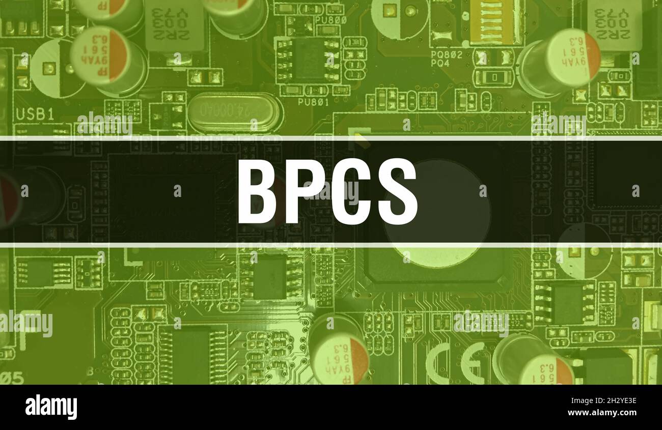 BPCS concept with Electronic Integrated Circuit on circuit board. BPCS ...