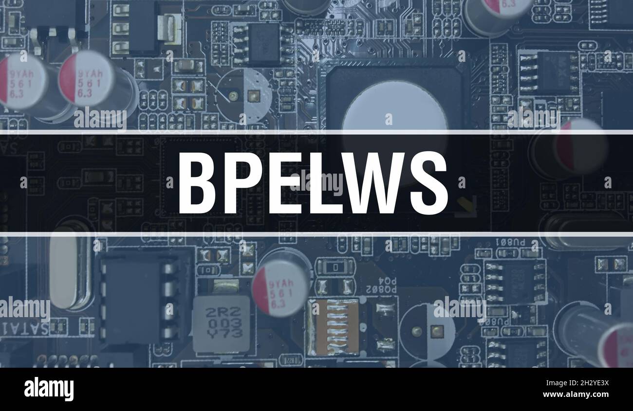 BPELWS text written on Circuit Board Electronic abstract technology ...