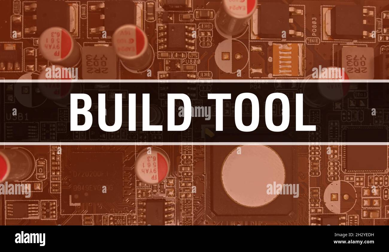 Build Tool with Technology Motherboard Digital. Build Tool and Computer ...
