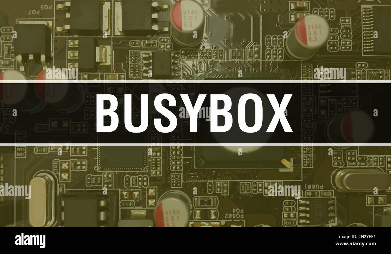 Busybox image hi-res stock photography and images - Alamy