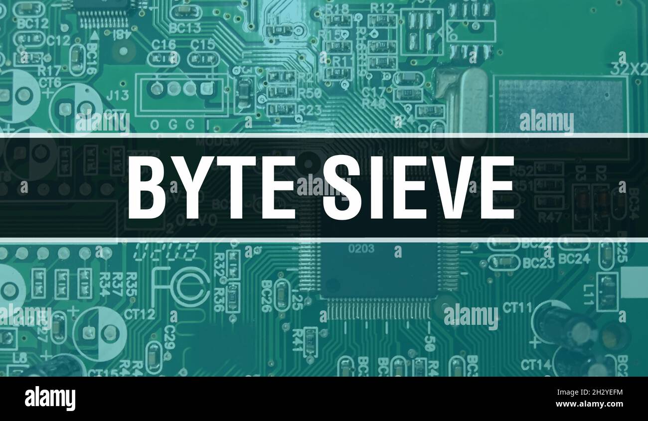 Byte sieve background hi-res stock photography and images - Alamy