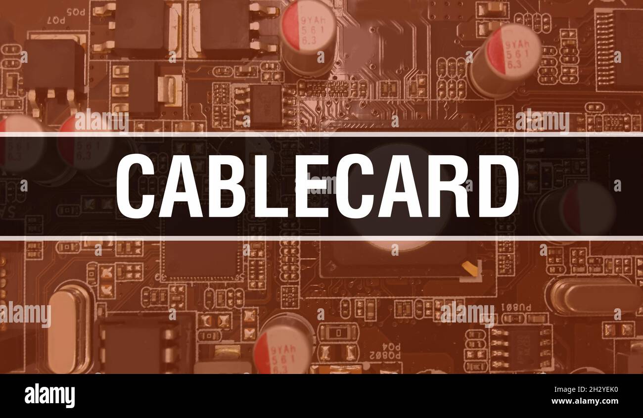 Cablecard hi-res stock photography and images - Alamy
