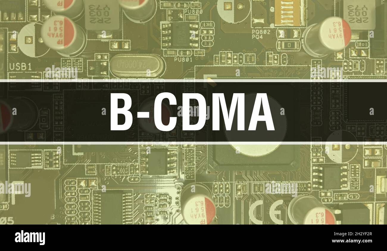 CCI concept with Electronic Integrated Circuit on circuit board. CCI ...