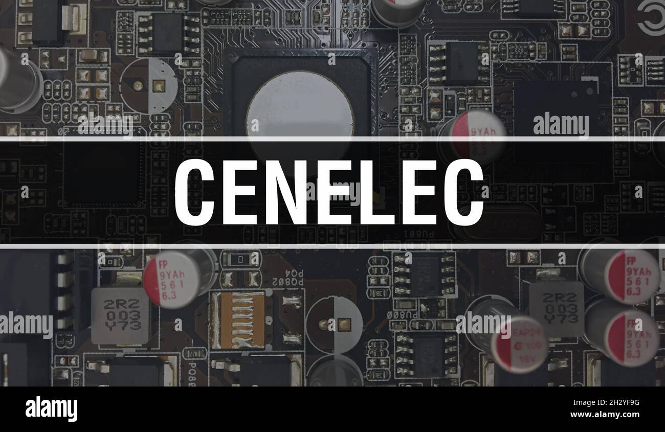 CENELEC concept illustration using Computer Chip in Circuit Board ... CENELEC concept illustration using Computer Chip in Circuit Board ...