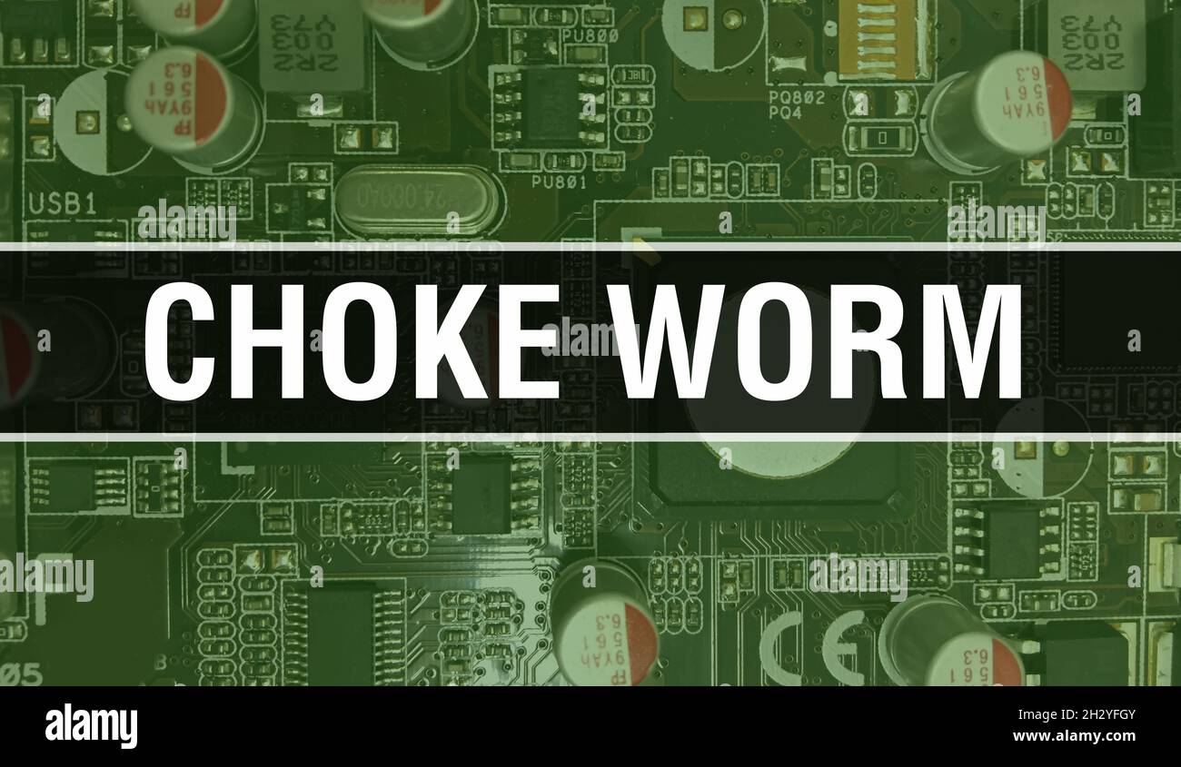 Choke worm image hi-res stock photography and images - Alamy