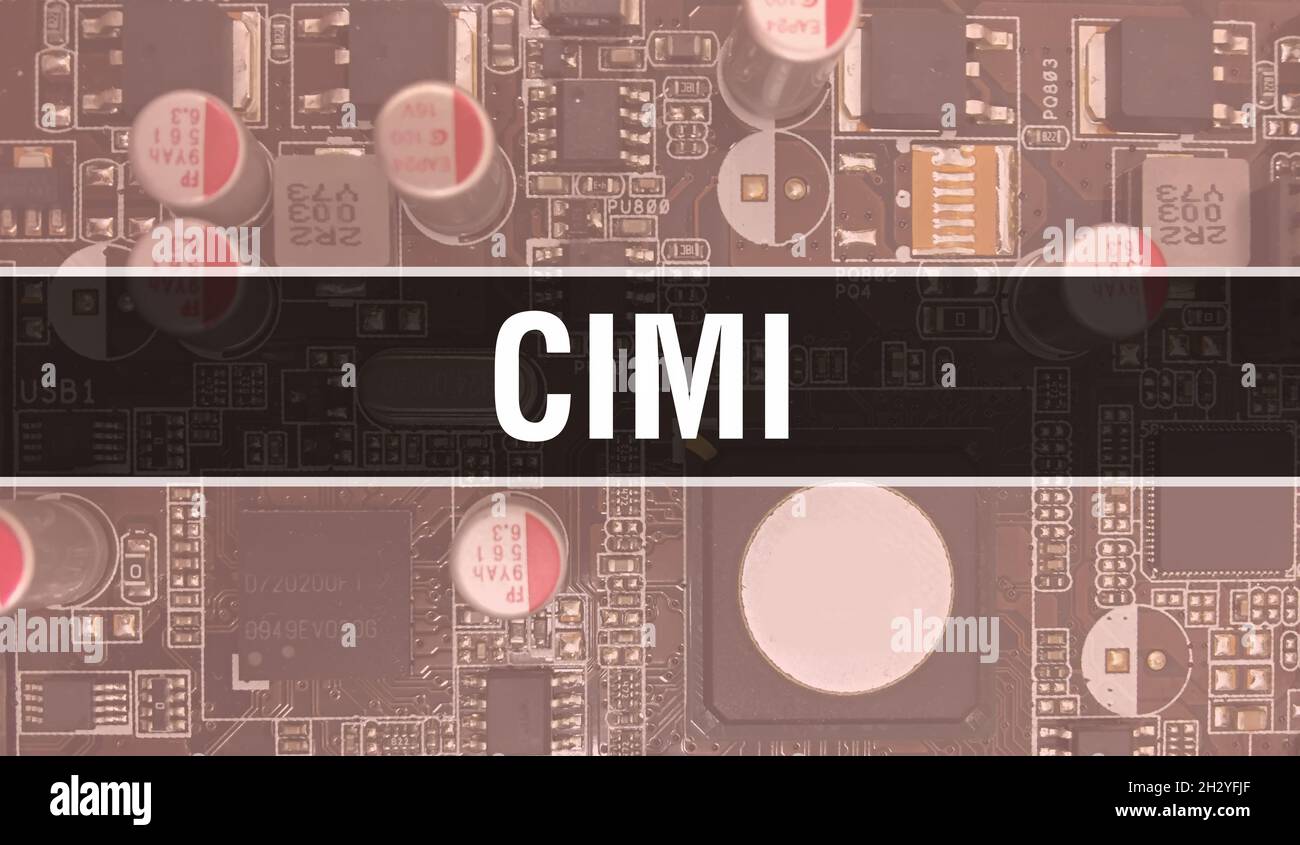 CIMI with Technology Motherboard Digital. CIMI and Computer Circuit ...