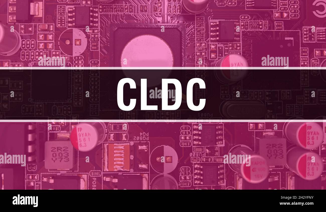 CLDC concept illustration using Computer Chip in Circuit Board. CLDC ...
