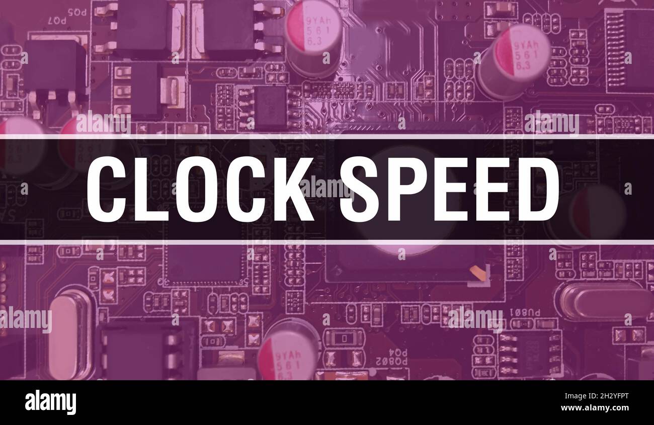 Computer circuit board clock hi-res stock photography and images - Alamy