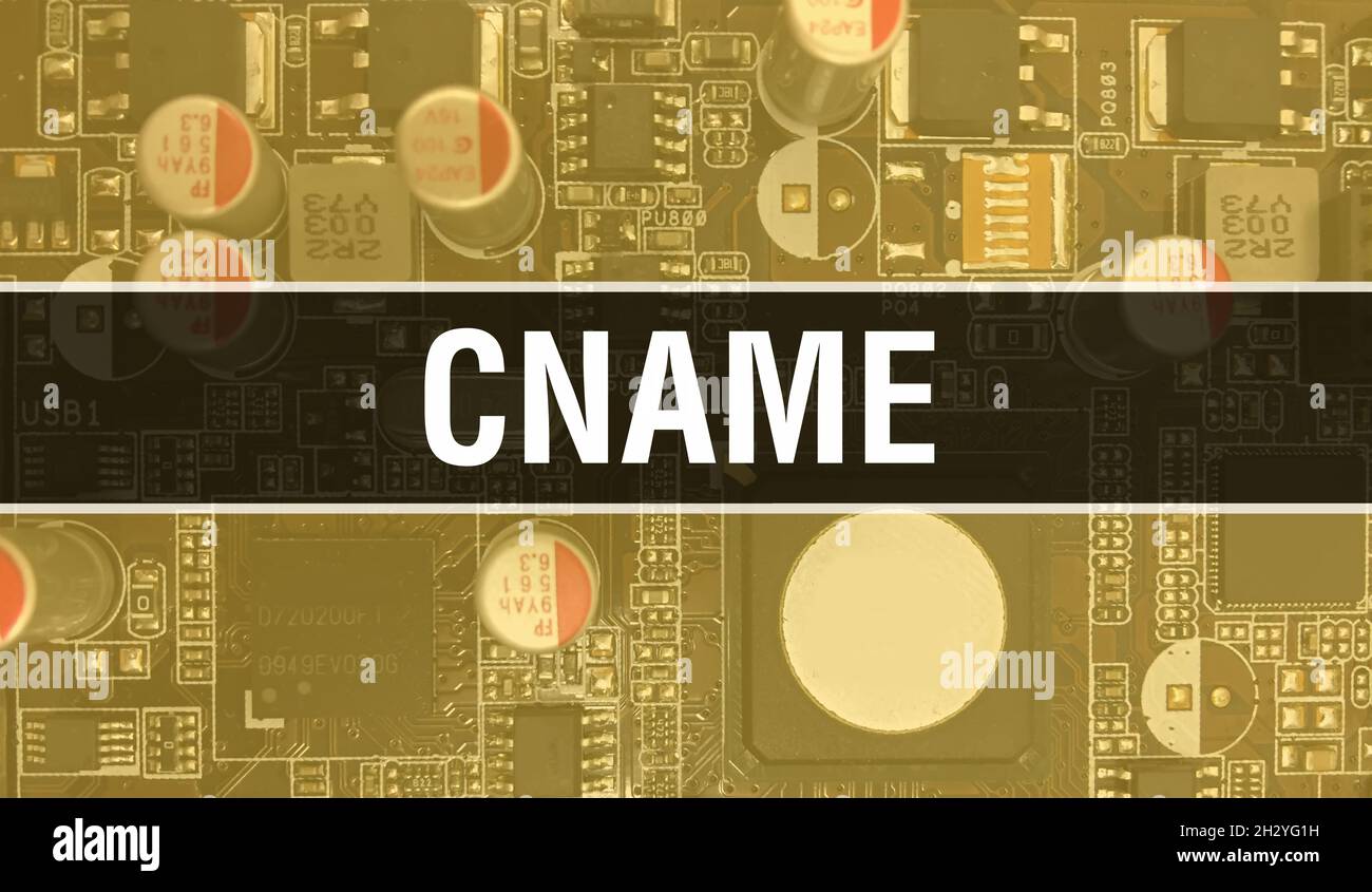 CNAME with Technology Motherboard Digital. CNAME and Computer Circuit ...