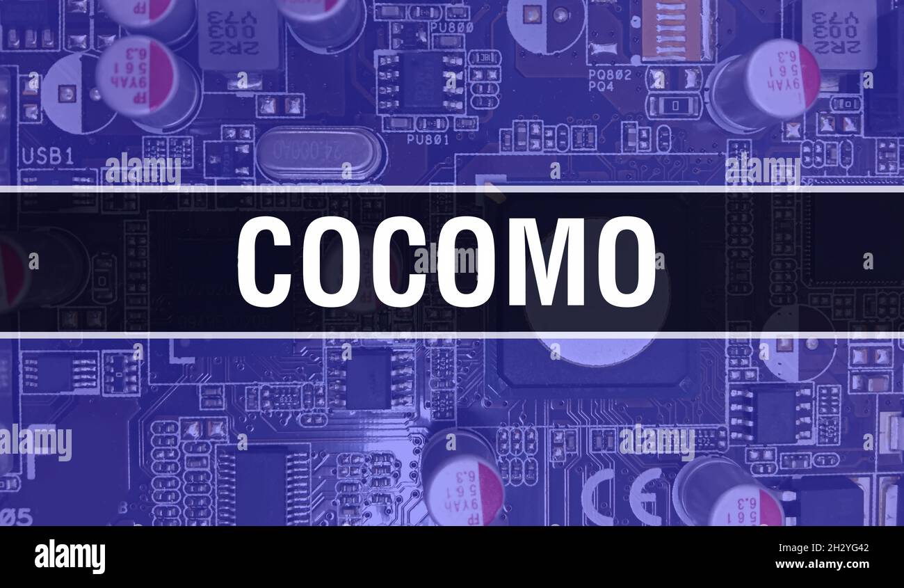 COCOMO concept with Electronic Integrated Circuit on circuit board ...