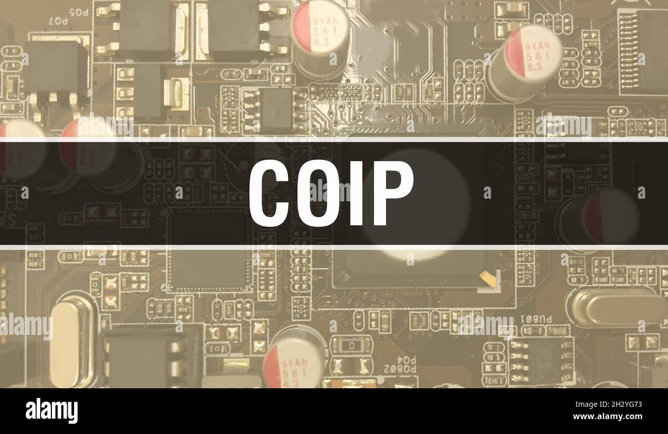 CoIP with Electronic components on integrated circuit board Background ...