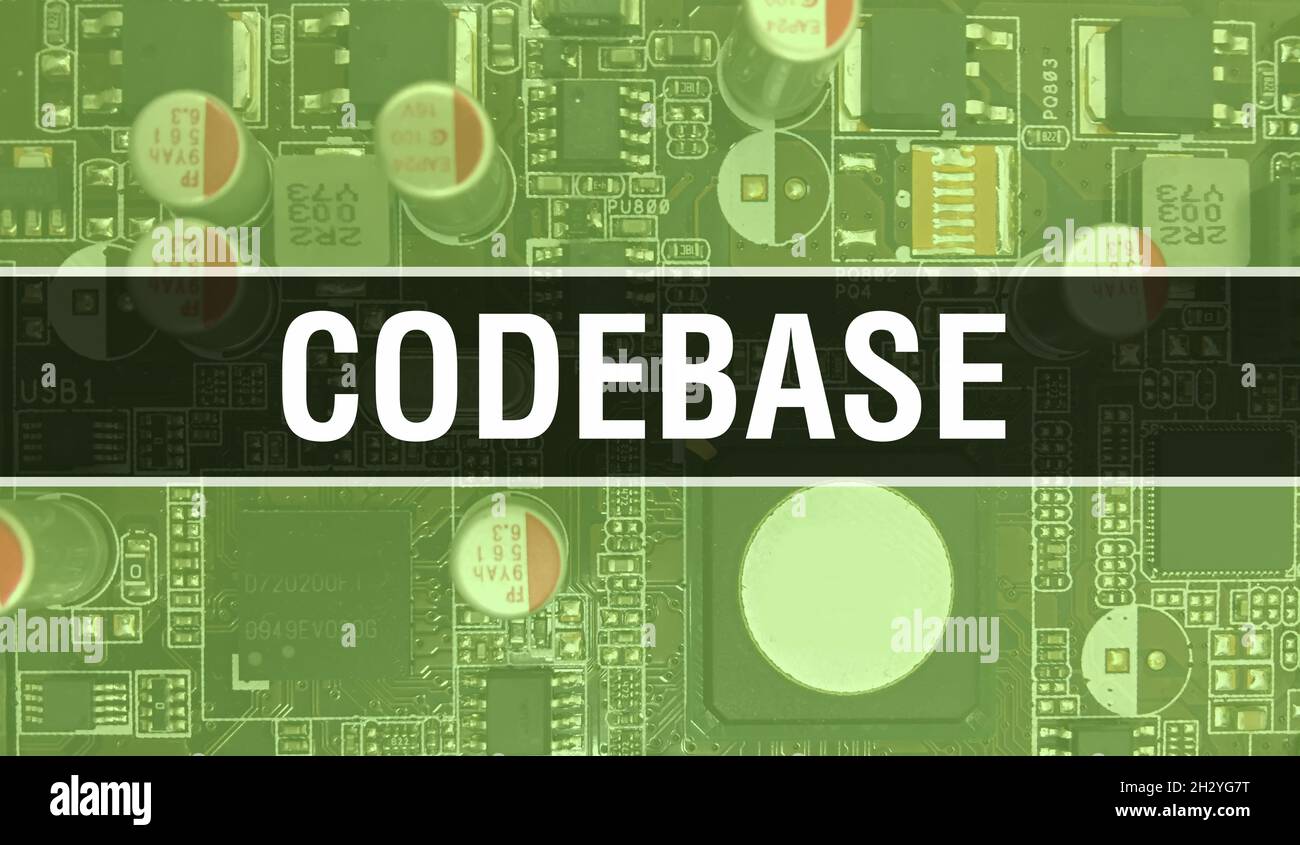 Codebase with Technology Motherboard Digital. Codebase and Computer ...