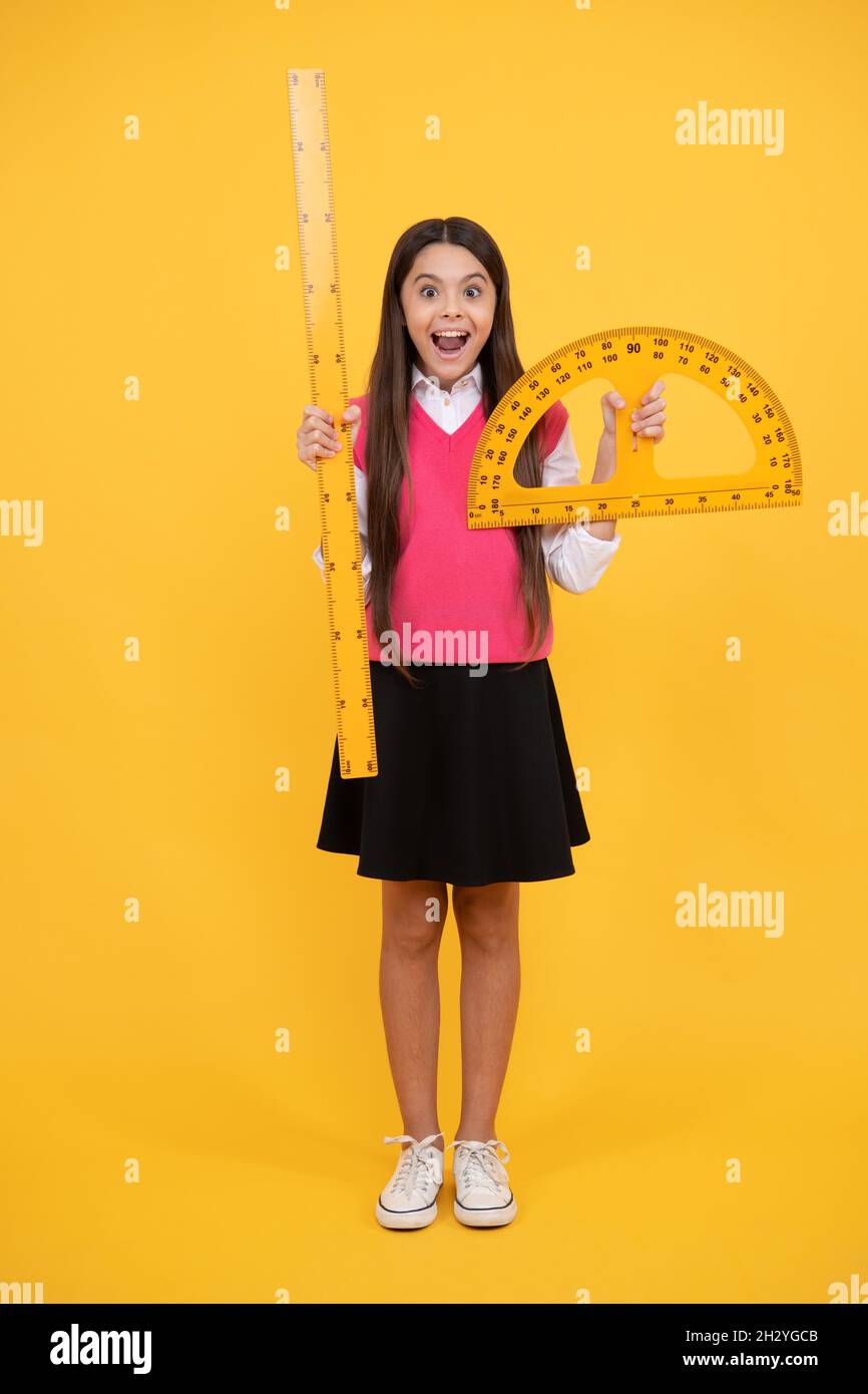 Math graphic tools. kid study math. stem disciplines. concept of ...