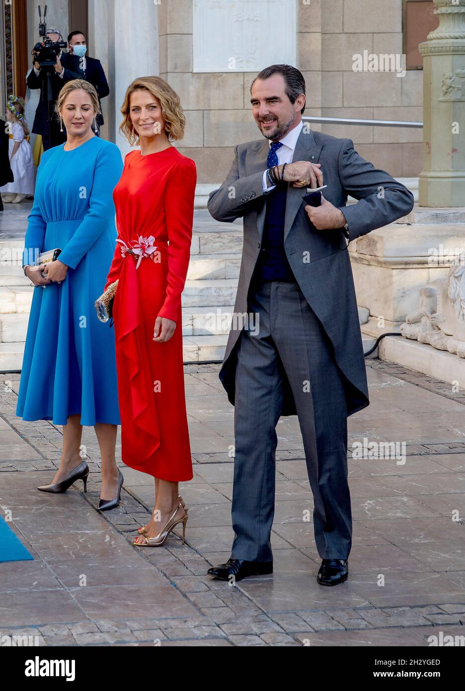 Athens, Greece on October 23, 2021. Wedding of Prince Philippos of ...