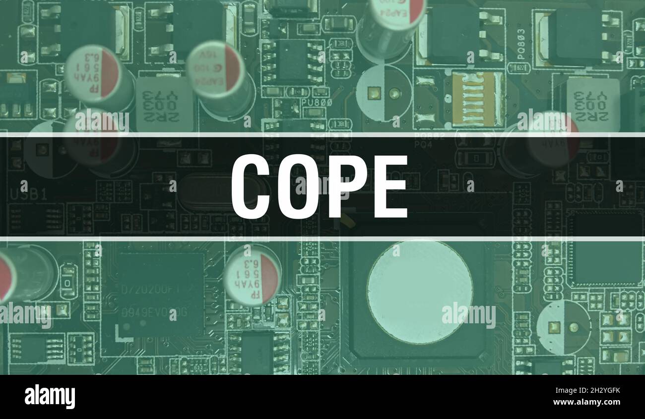 COPE with Technology Motherboard Digital. COPE and Computer Circuit ...