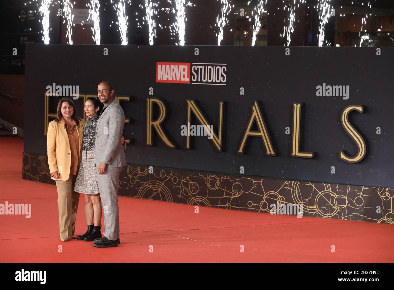 Rome, Italy. 24th Oct, 2021. Red Carpet for the movie Eternals at Rome ...