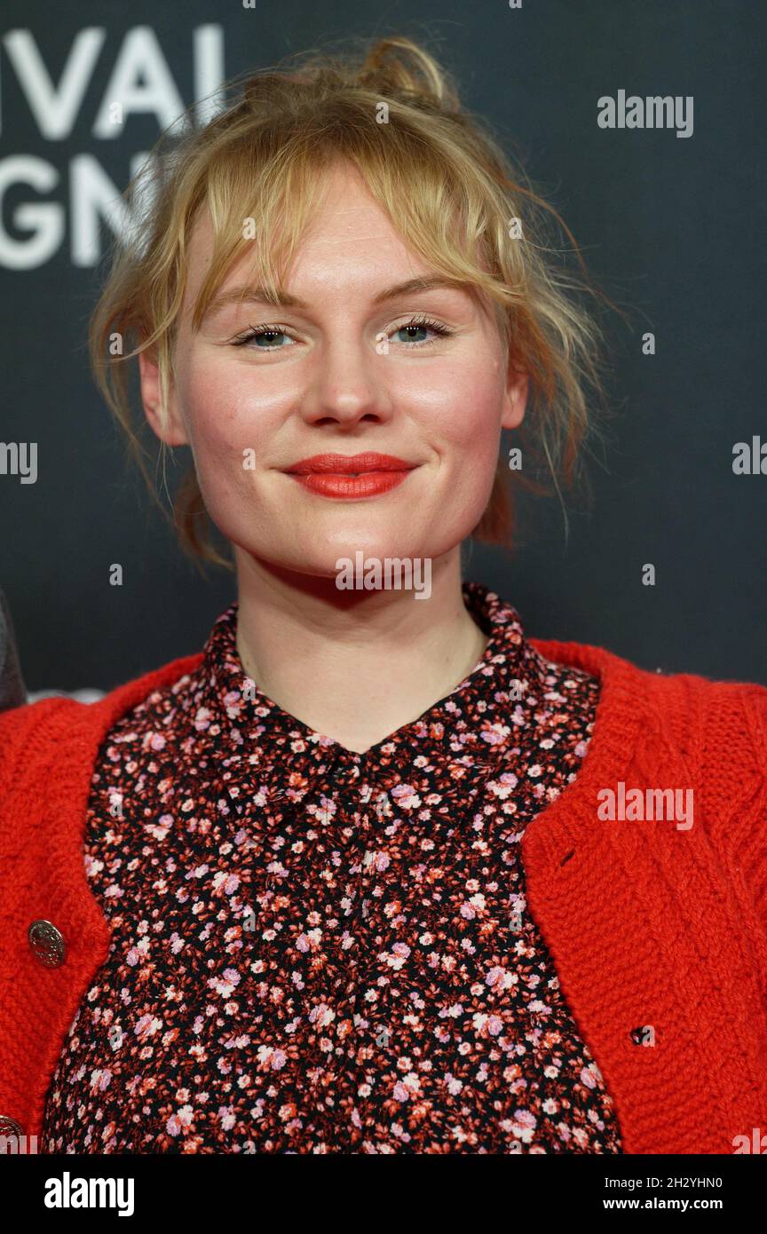 Cologne, Germany. 24th Oct, 2021. Actress Rosalie Thomass comes to the ...