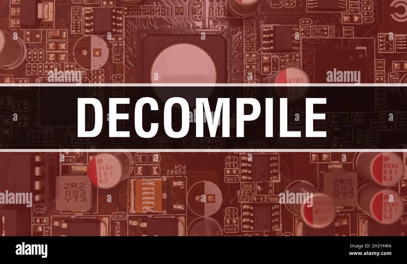 Decompile image hi-res stock photography and images - Alamy