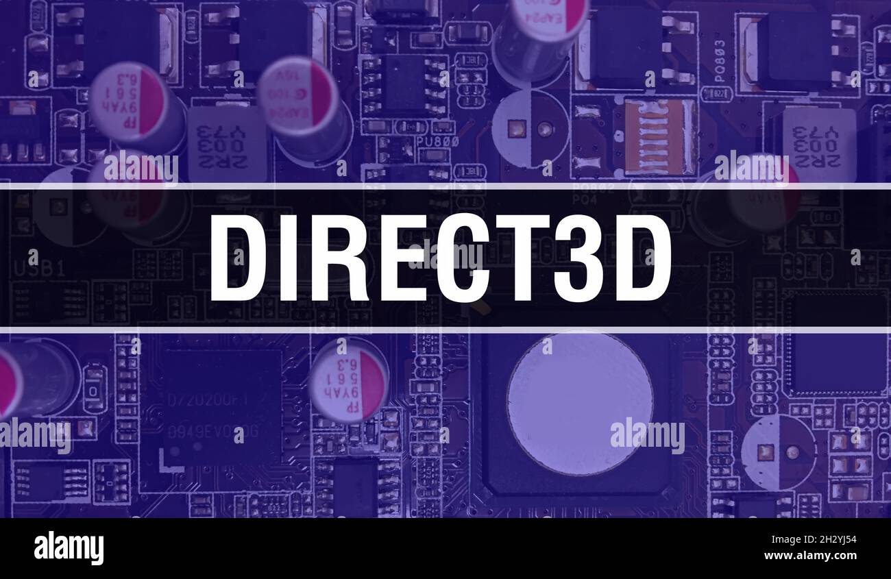 Direct3D with Technology Motherboard Digital. Direct3D and Computer ...